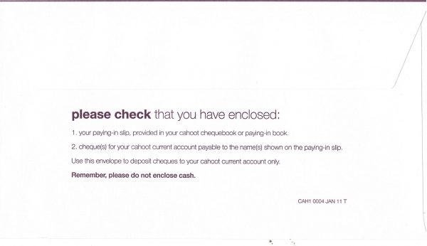 Bank Cheque Service - Gale Street Post Office - Rochdale